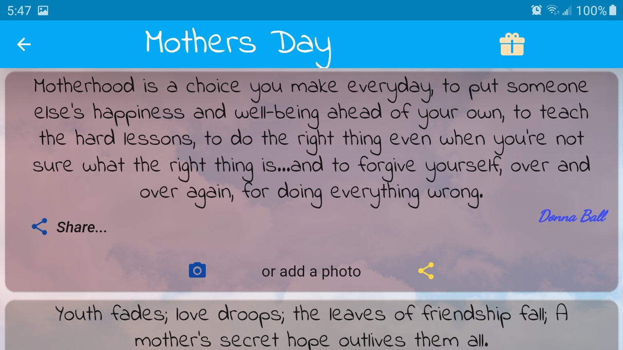 Send Mom a Free Mothers Day 2020 Text Greeting With a Photo - Love Note